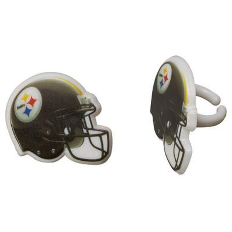 England Patriots Helmet Cupcake Toppers